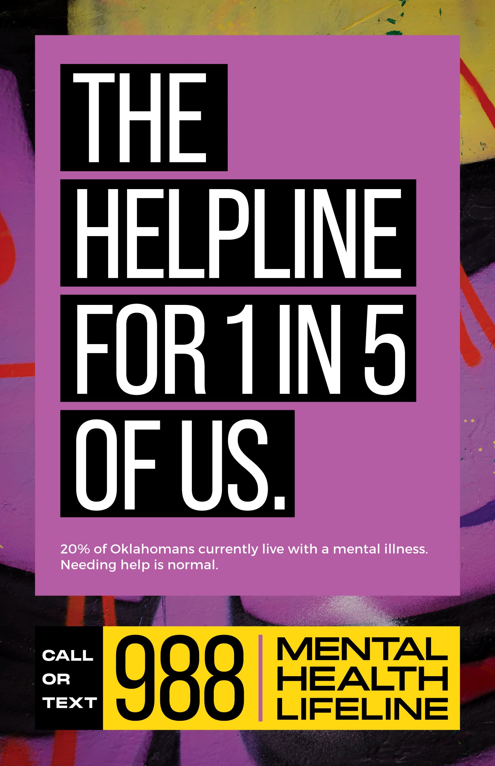 Posters - 988: Oklahoma's Mental Health Lifeline