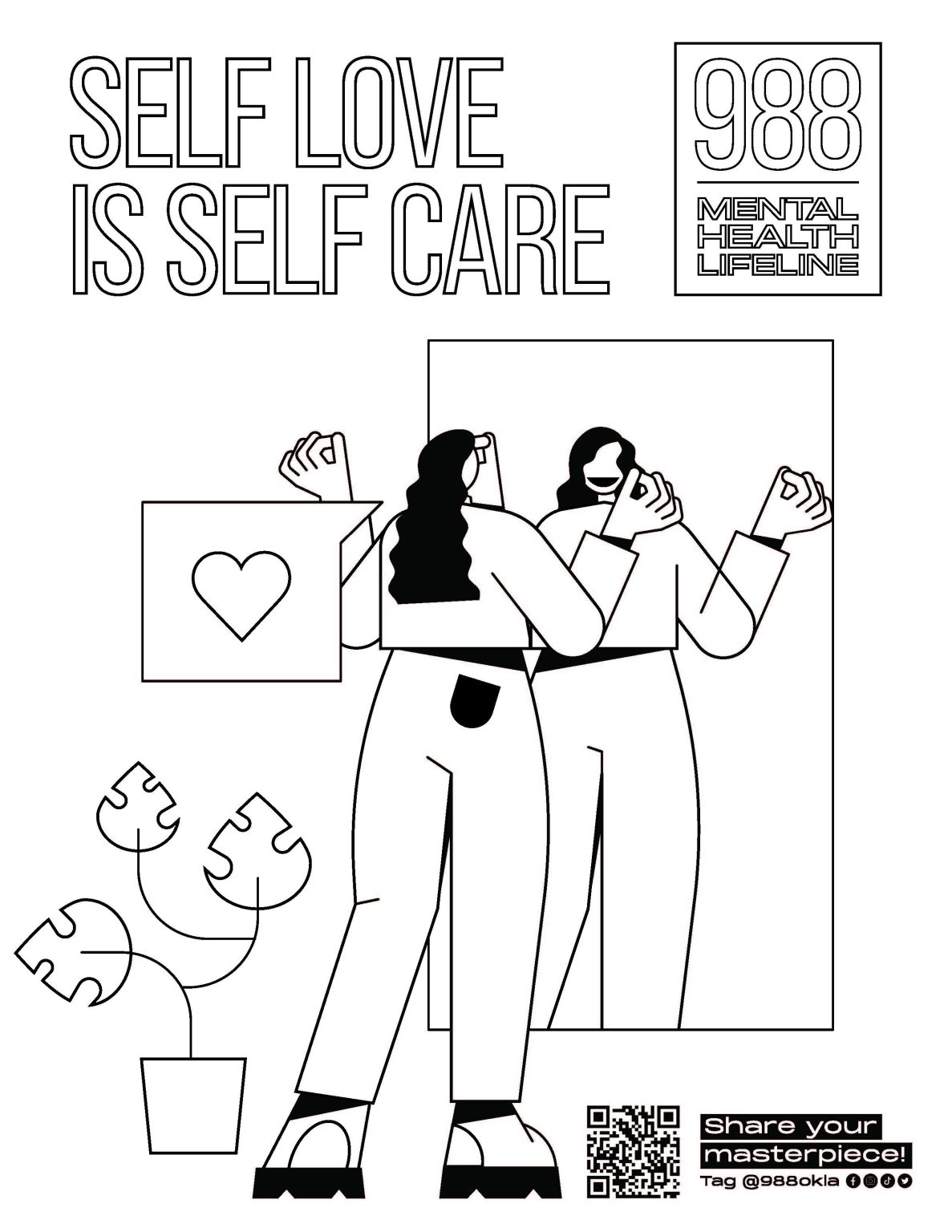 Coloring Sheets Archives - 988: Oklahoma's Mental Health Lifeline