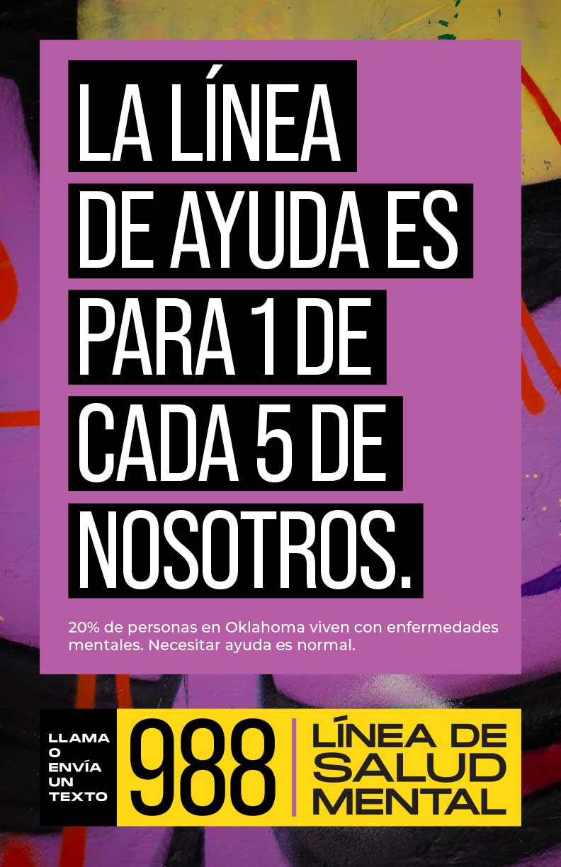 La Linea De Ayuda As Para 1 De Cada 5 De Nosotros - 988: Oklahoma's ...
