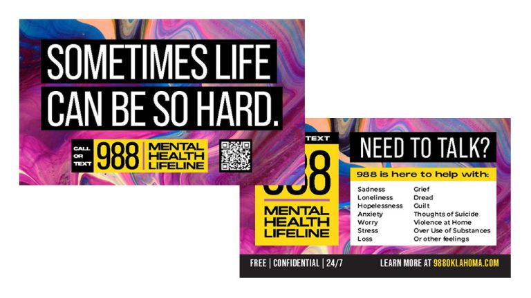 Outreach Cards Archives - 988: Oklahoma's Mental Health Lifeline