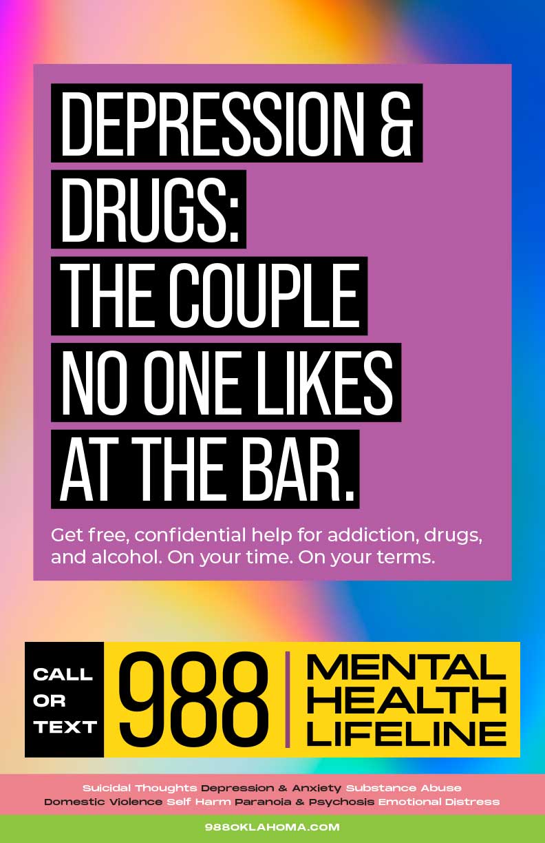 Depression & Drugs - 988: Oklahoma's Mental Health Lifeline